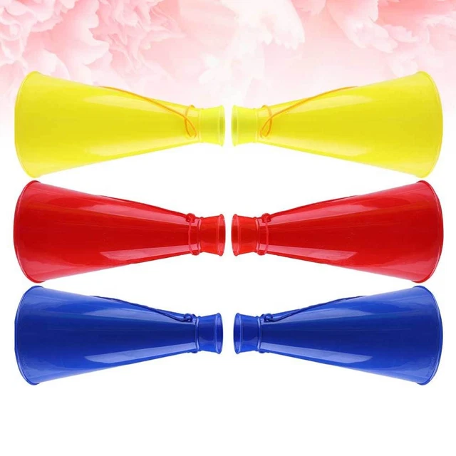 6 PCS PORTABLE Horn Sports Fan's Noise Maker Trumpet Plastic ...