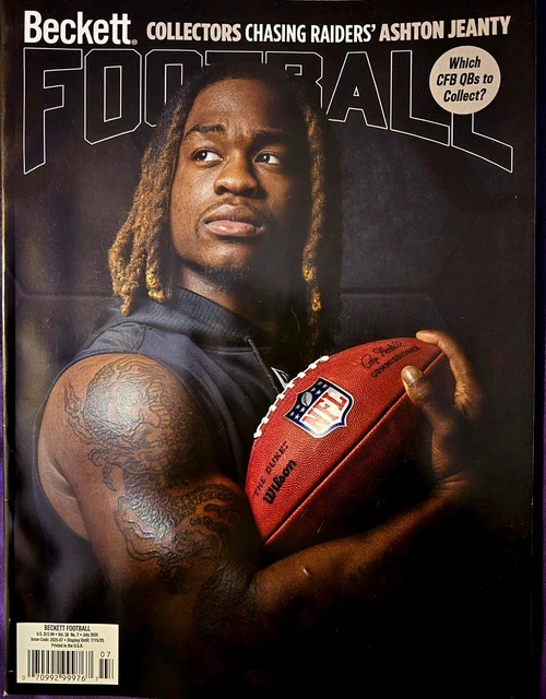 BECKETT FOOTBALL - Ashton Jeanty - July 2025 $13.73 - PicClick CA
