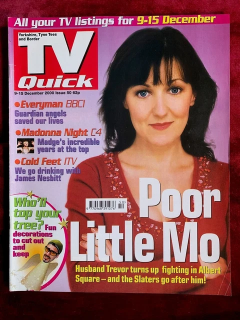 TV QUICK MAGAZINE 9-Dec-2000 KACEY AINSWORTH Madonna James Nesbitt ...