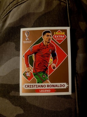 CRISTIANO RONALDO - Panini Qatar 2022 FIFA World Cup Extra Sticker Legend Bronze £39.99 ...