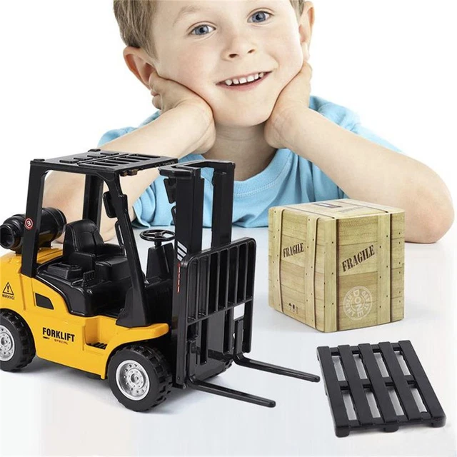 FORKLIFT INERTIA TOY Fadeless Pull Back Forklift Inertia Toy for Kids ...