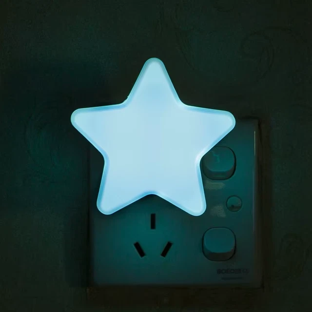 LED STARS NIGHT Lights EU/US Plug Night Lamp Light Home Decoration ...