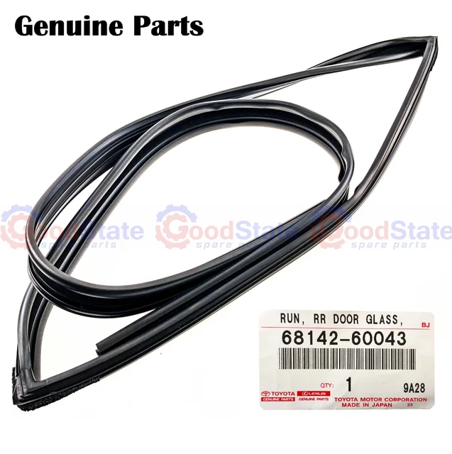 GENUINE TOYOTA LANDCRUISER HDJ100 FZJ105 Rear RH Door Window Channel ...