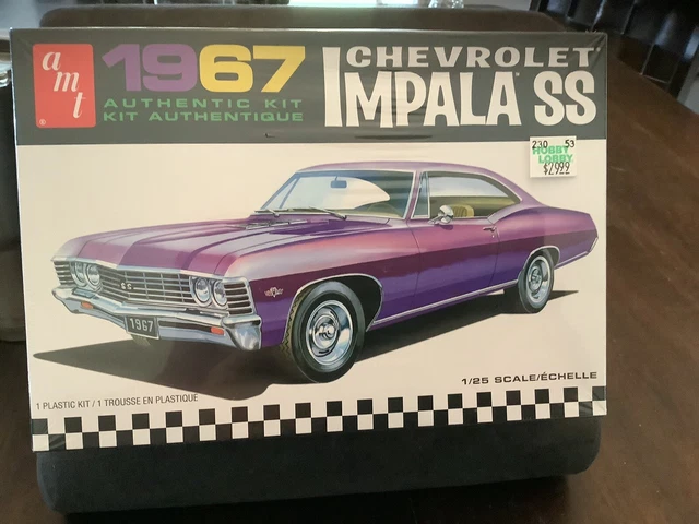 AMT 1967 Chevy Impala SS Model Kit 1:25 New in Factory Sealed Box EUR ...