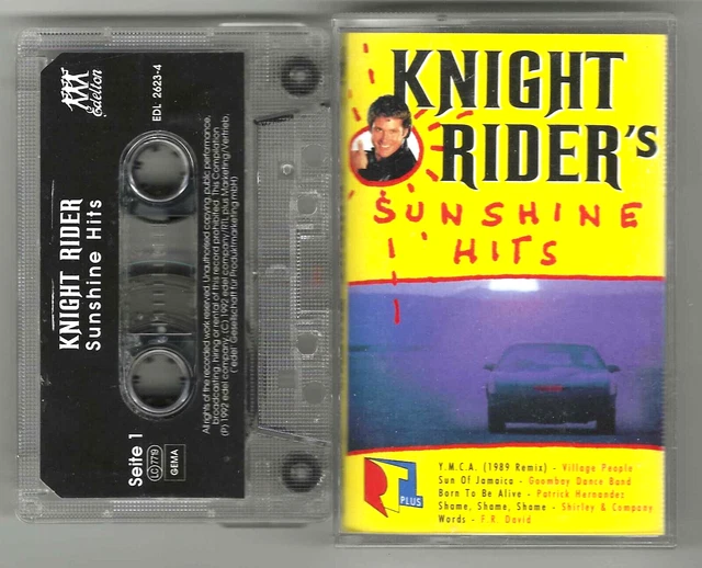 MC DAVID HASSELHOFF "KNIGHT RIDER´s" SUNSHINE HITS Album tape EDEL ...