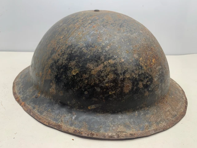 ORIGINAL WW1 WW2 British Army Mk1* Combat Helmet Shell EUR 45,63 ...