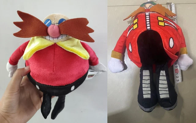 SONIC THE HEDGEHOG Dr. Eggman Soft Plush Jakks Pacific Sega Dr ...