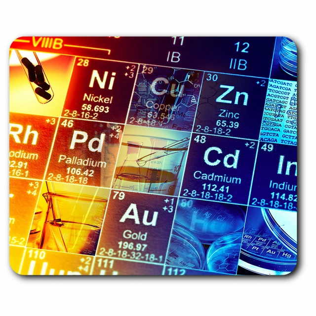 COMPUTER MOUSE MAT - Periodic Table of Elements Science Office Gift ...