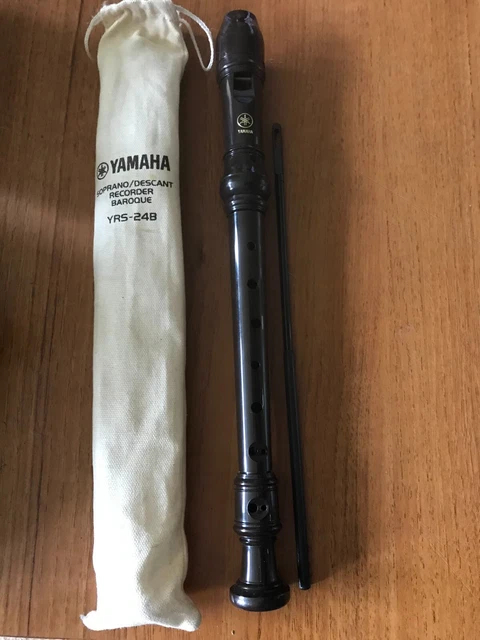 YAMAHA SOPRANO/DESCANT REGISTRATORE Barocco Yrs-24B Tessuto Custodia ...