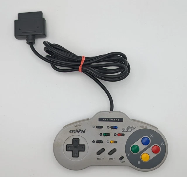 ASCIIWARE ASCIIPAD SUPER Nintendo SNES Controller Turbo Ascii EUR 15,90 ...