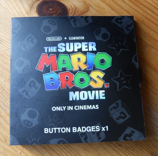 The Super Mario Bros Movie 2023 Official Promo Button Badge Bowser £7