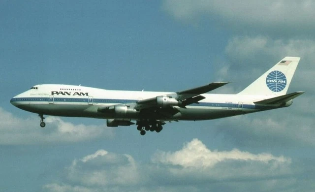 PAN AM BOEING 747-200 N729PA @ London Heathrow 1986 - postcard $7.55 ...