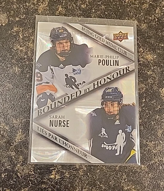 2023-24 UD TIM HORTONS BOUNDED BY HONOUR Marie-Philip Poulin / Sarah ...