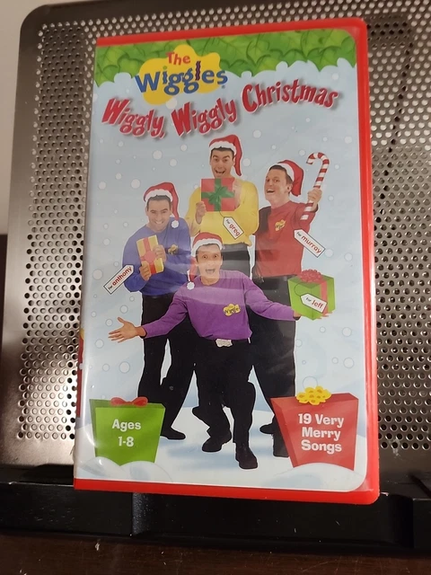 THE WIGGLES WIGGLY Wiggly Christmas (VHS, 2000) 19 Christmas Songs ...