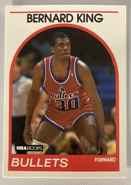 CARTE DE BASKETBALL Bernard King 1989 NBA Hoops 240 Washington Bullets EUR 2,75 - PicClick FR