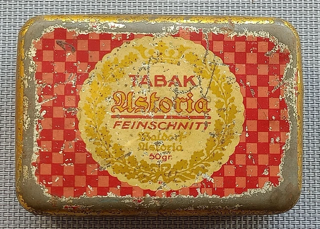 WW2 GERMAN SOLDIER Original cigarette case tropen packung War Relic ...