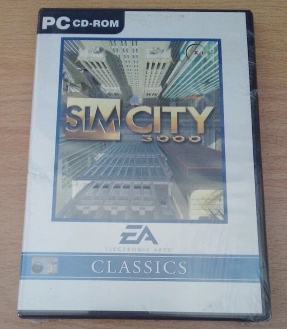 SIM CITY 3000 PC CD-ROM game EA Classics Edition (1999) NEW SEALED £4. ...