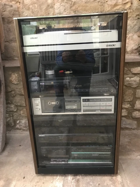 SONY HI-FI STACK system in original Sony cabinet £100.00 - PicClick UK