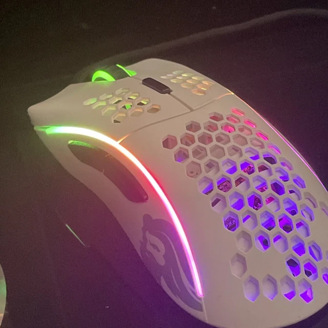 GLORIOUS PC GAMING Race Model D Wired Gaming Mouse - Matte White (GD ...