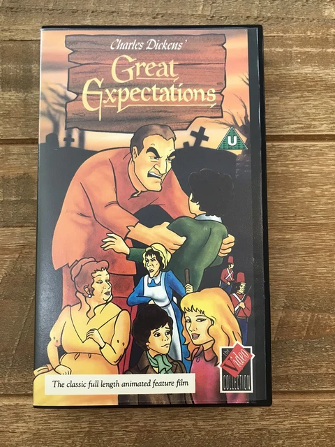 CHARLES DICKENS GREAT Expectations VHS Video Childrens Animated Retro ...