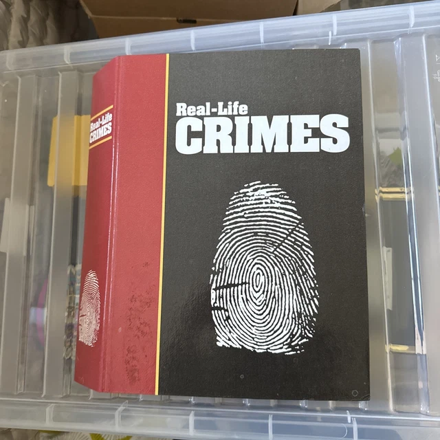 REAL-LIFE CRIMES MAGAZINE Collection in Binder True Crime Stories ...
