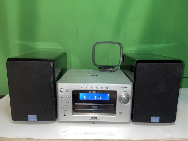 ROBERTS MP-SOUND 16 Fm/Rds/Dab/Mw/Cd/Mp3 Sistema Audio Hifi Compatto ...