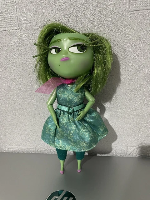 DISNEY STORE PIXAR Inside Out Disgust Doll 9” Talking Light Up Doll £19 ...