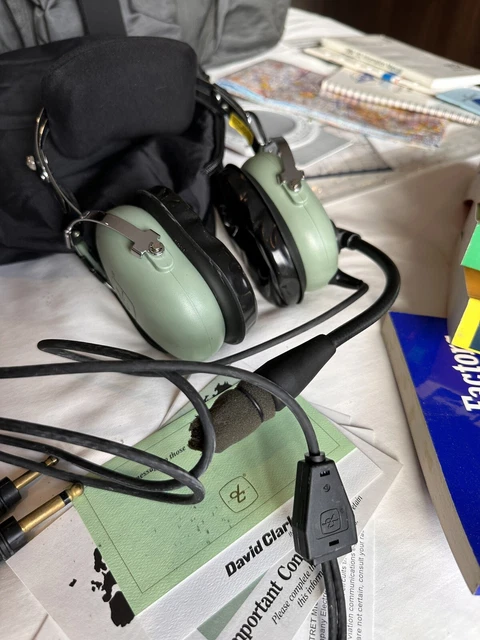 DAVID CLARK AVIATION Pilot Headset PPL; private pilots license kit £275 ...