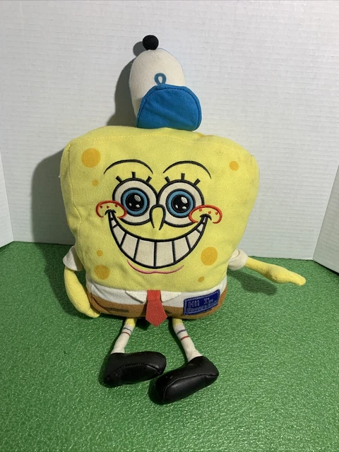 SPONGEBOB SQUAREPANTS &HI! I'm SpongeBob" Plush Work Krusty Krab by ...