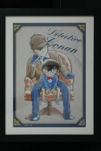 SEGA LUCKY KUJI: Detective Conan "Shinichi & Conan" Arte incorniciata ...