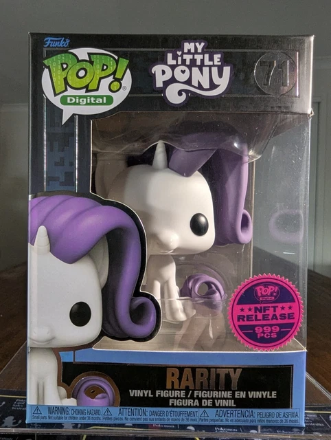 FUNKO POP! RARITY My Little Pony Rarity MLP Digital Release #71 Grail ...