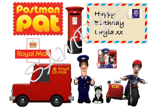 POSTMAN PAT PERSONALISED Edible Icing Sheet A4 Cake Toppers £6.00 ...