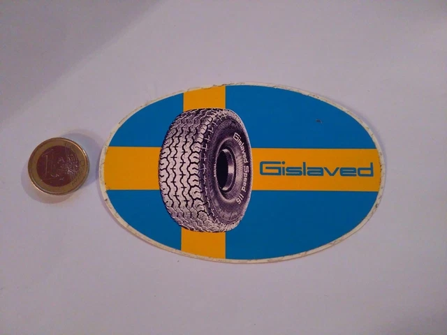 ADESIVO STICKER VINTAGE klebeR GOMME PNEU GISLAVED EUR 5,50 - PicClick FR