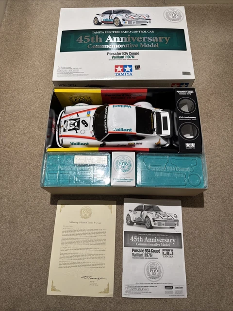 TAMIYA PORSCHE 934 Vailant 45th Anniversary New Build Rare 47477 £363. ...