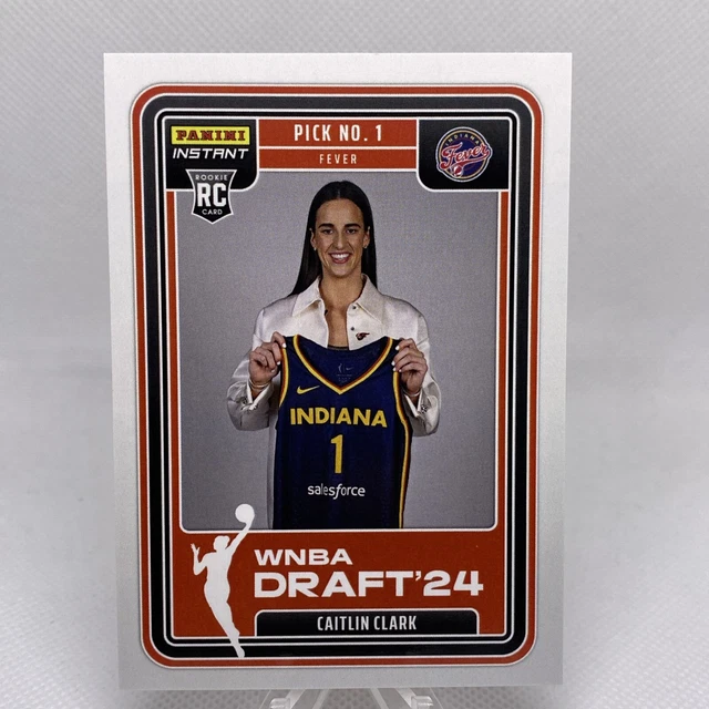 2024 PANINI INSTANT WNBA Caitlin Clark Draft Night Rookie RC Indiana ...