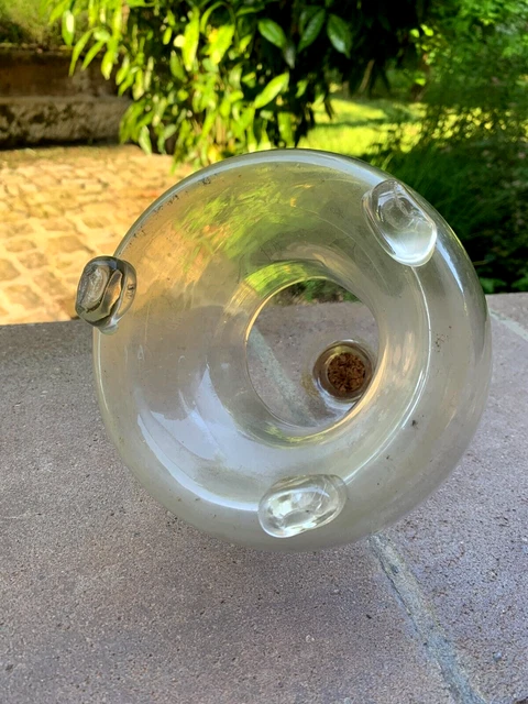 ANCIEN GOBE MOUCHES PIEGE A GUEPES EN VERRE ART POPULAIRE XIXème EUR 25 ...