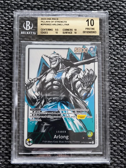 ONE PIECE TCG Arlong OP03-022 ANGLAIS-BGS 10 vierge EUR 2,00 - PicClick FR