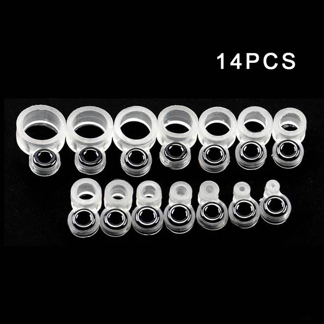 FISHING ROD GUIDES Eye Ring Wire ring Silicone Protective Long Shot DIY ...
