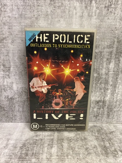 A HISTORY OF The Police LIVE VHS Tape Video Cassette Movie $19.90 ...