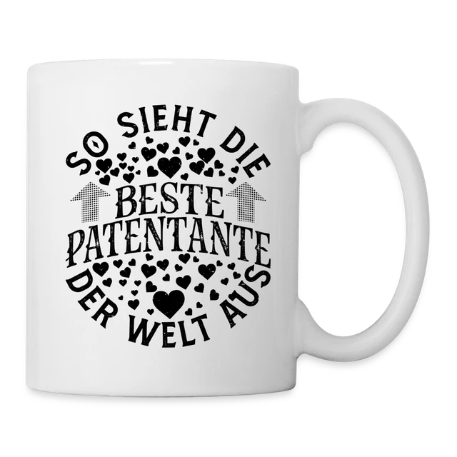 SO SIEHT DIE Beste Patentante Der Welt Aus Tasse Geschenk Becher EUR 23 ...