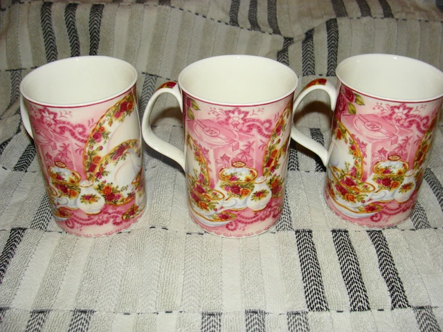 3 ROYAL ALBERT Old Country Roses Afternoon Tea by Philippa Mitchell ...