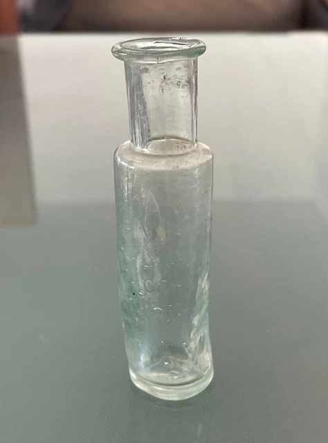 PETIT FLACON A Cognac Topette Bouteille Verre Souffle Epoque Xviii Eme ...