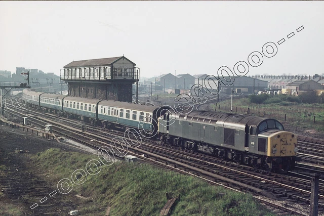35MM ORIGINAL SLIDE OF CLASS 40 LOCO AT CHESTER HEADING FOR CREWE IN ...