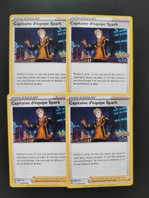 PLAYSET POKÉMON 4 x Capitaine d'equipe Spark 070/078 EB10.5 Pokémon Go NEUF EUR 2,85 - PicClick FR