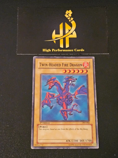 TWIN-HEADED FIRE DRAGON 1st Edition PSV-042 1996 Yu-Gi-Oh! MP $3.15 - PicClick CA
