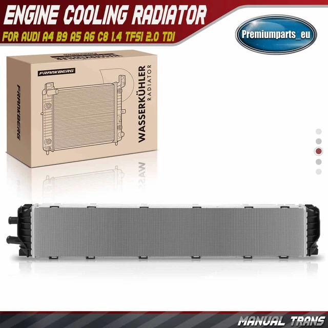 ENGINE COOLING RADIATOR for Audi A4 B9 A5 A6 C8 1.4 TFSI 2.0 TDI ...