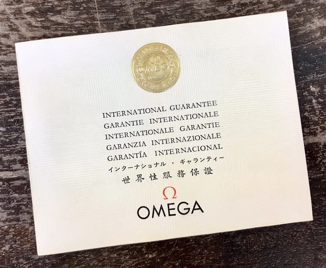 OMEGA VINTAGE 1968 Certificate Booklet Speedmaster 321 Constellation ...