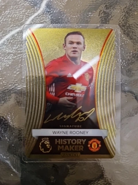 PANINI ADRENALYN XL Premier League - Wayne Rooney History Maker ...