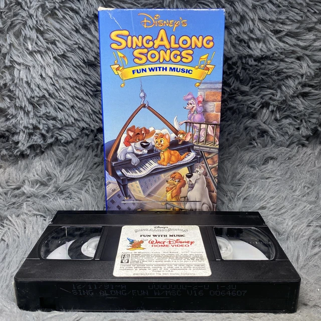 DISNEYS SING ALONG Songs - Fun With Music VHS Tape 1993 Volume 5 Kids Show Film £27.68 - PicClick UK