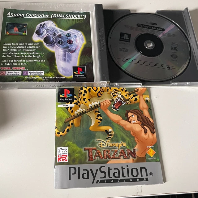 DISNEY'S TARZAN (PLATINUM) - PS1 PAL Complete - Platformer *Free UK ...
